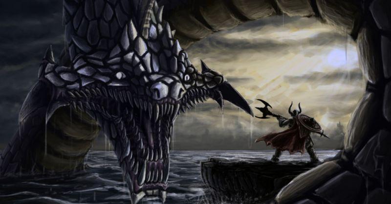 Norse Mythology Midgard Serpent